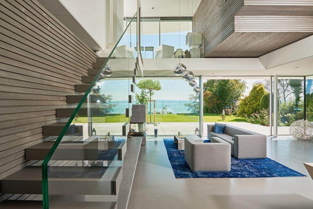 Neubau am Bodensee: Villa mit Durchblick | DesignIgel
