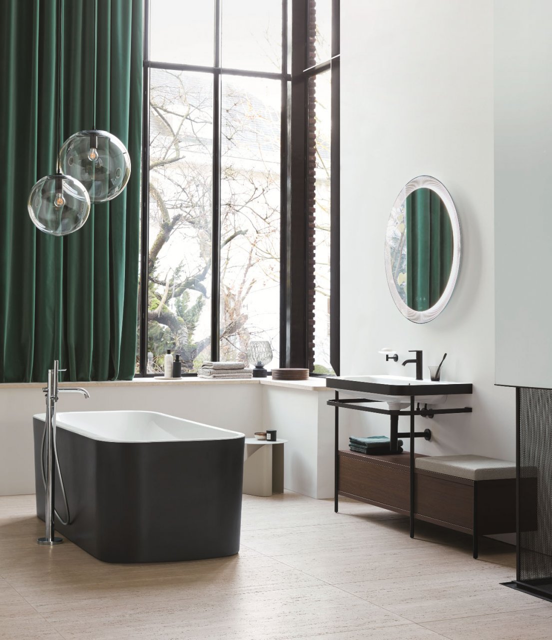 Trends im Bad: Schwarz bringt Eleganz ins Badezimmer