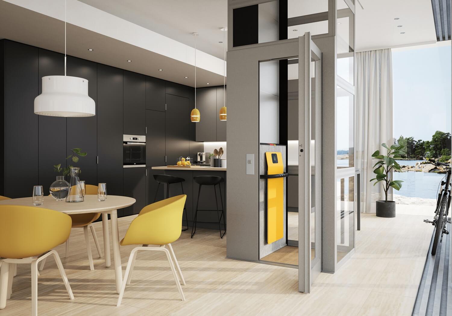 Privater Aufzug: Mit dem Lift durchs Haus